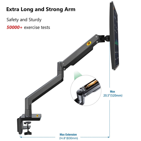 North Bayou computer monitor stand - Single Arm G45 (40-Inch 12Kg ...