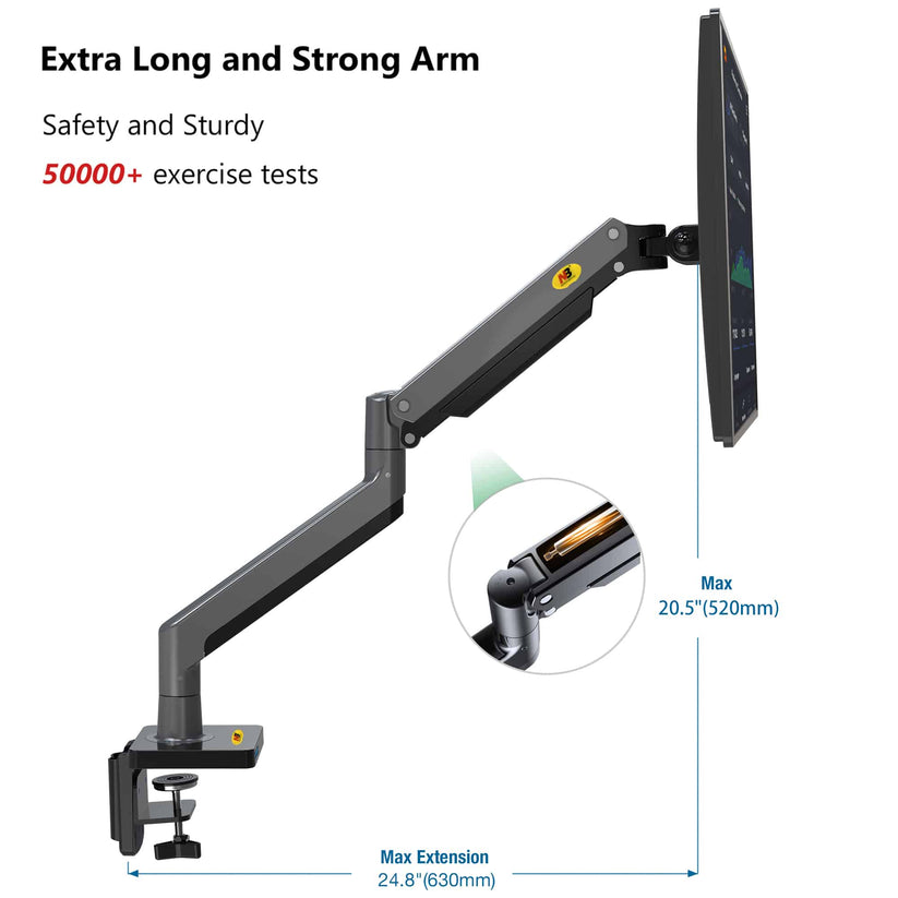North Bayou computer monitor stand - Single Arm G45 (40-Inch 12Kg ...