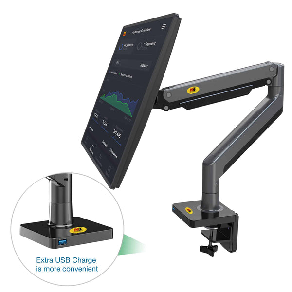 North Bayou computer monitor stand - Single Arm G45 (40-Inch 12Kg ...