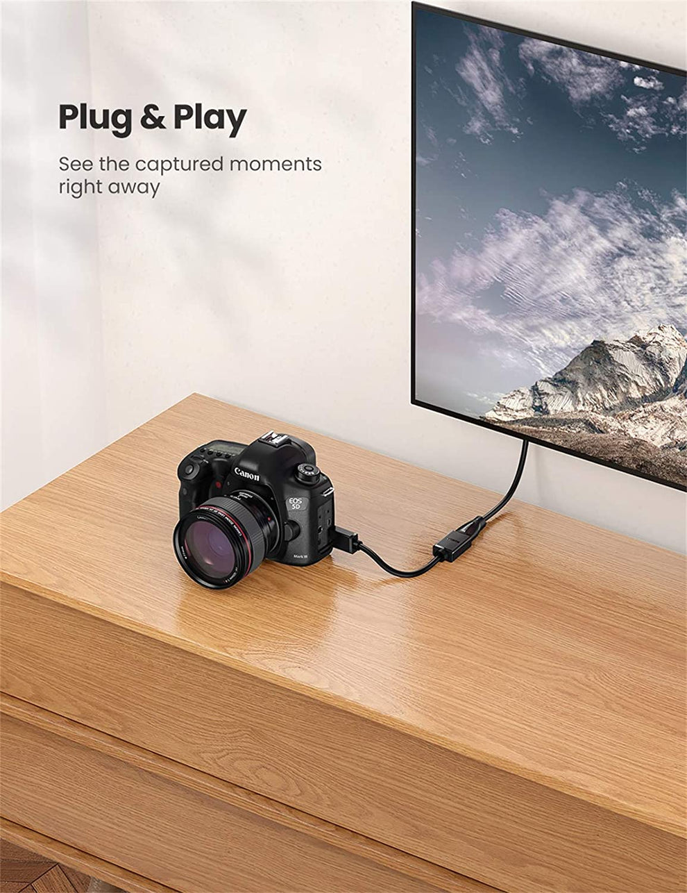 Ugreen Mini HDMI to HDMI Adapter - 4K 60hz Male to Female – ShufflePCs